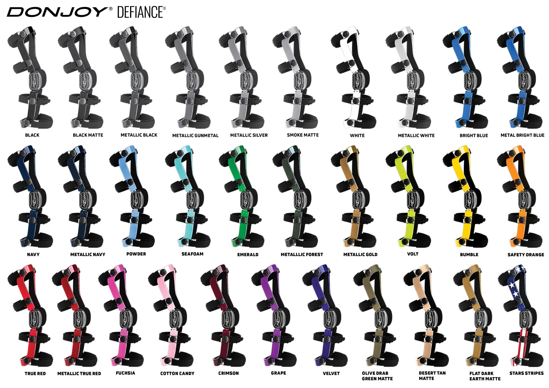 DONJOY DEFIANCE COLOURS :: Vondtikneet-no